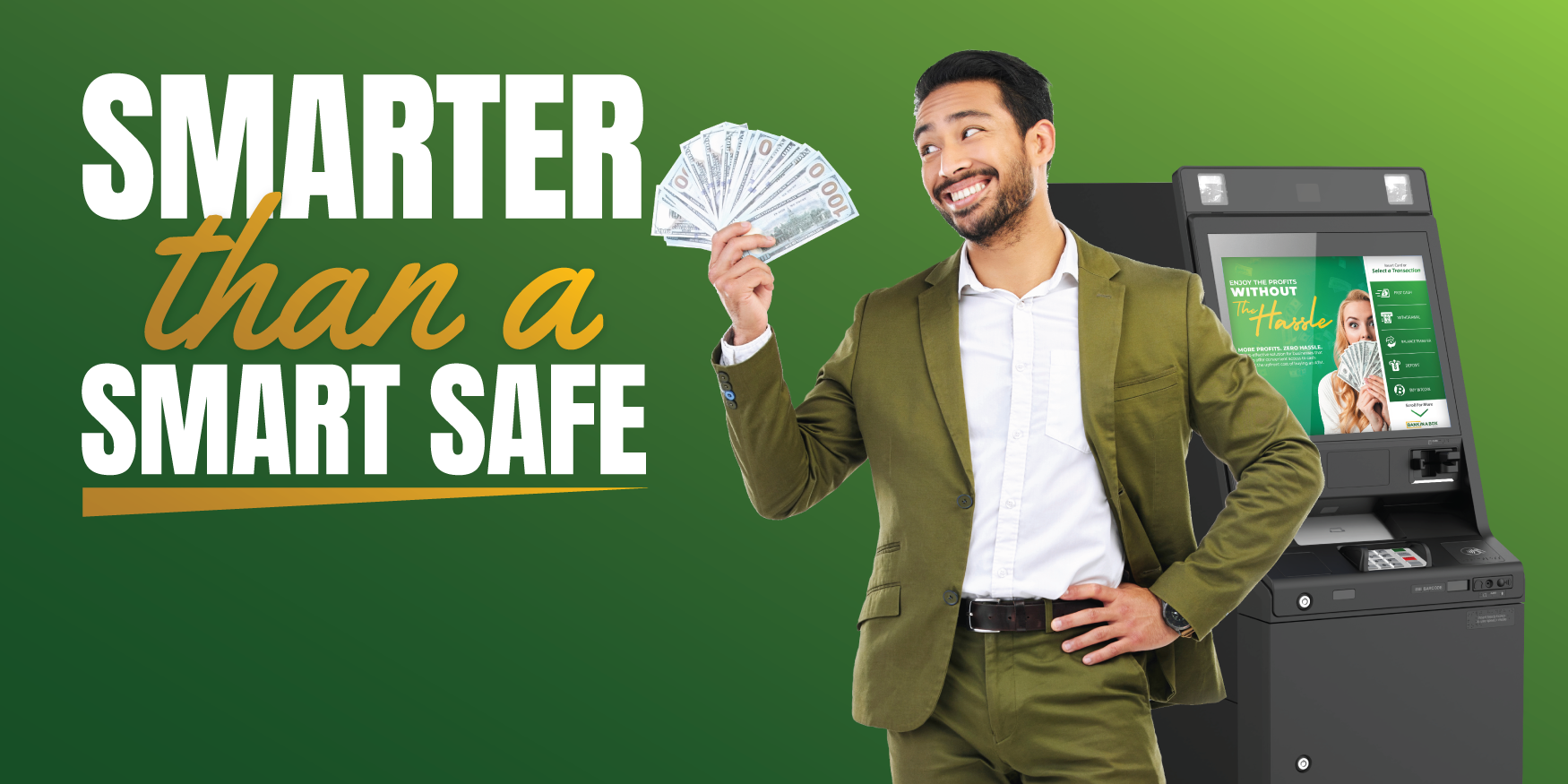 How much are you paying for your next-day smart safe deposits?